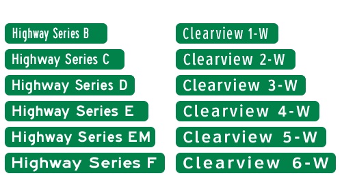 Clearview font to be scrubbed from Highway signs